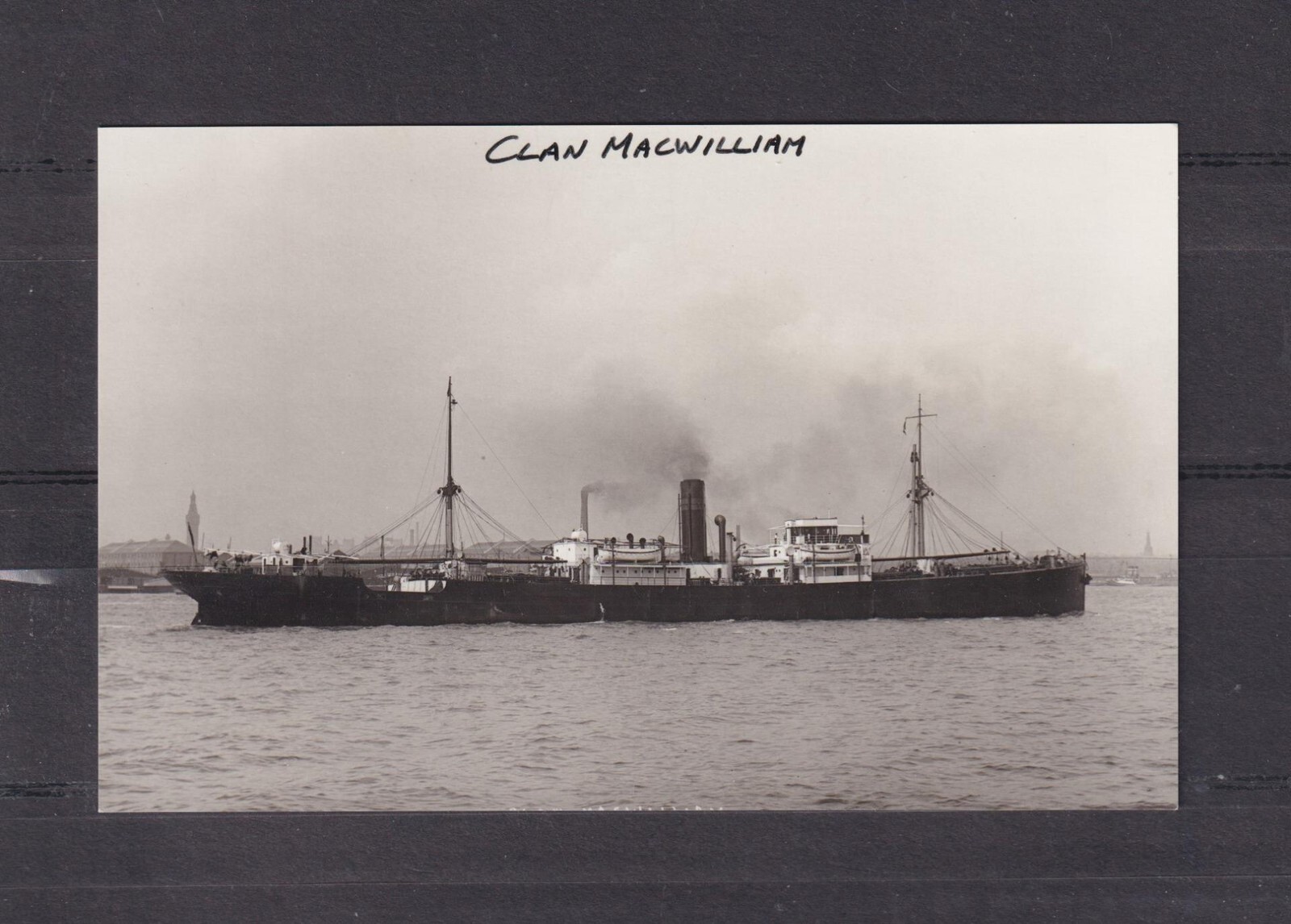 Ship " Clan Macwilliam ", Clan Line, 1918, Reprint. | Other / Unsorted ...