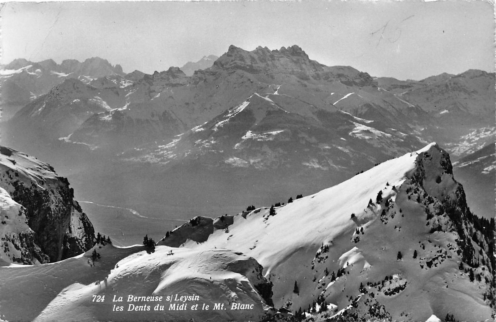 BF35420 la berneuse s leysin les dents du midi switzerland front/back ...