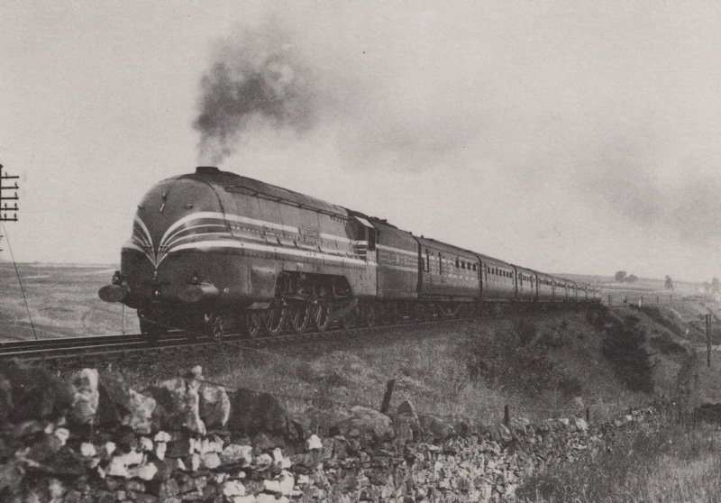 Princess Coronation Class 4-6-2 Train BBC Hulton Library Postcard ...