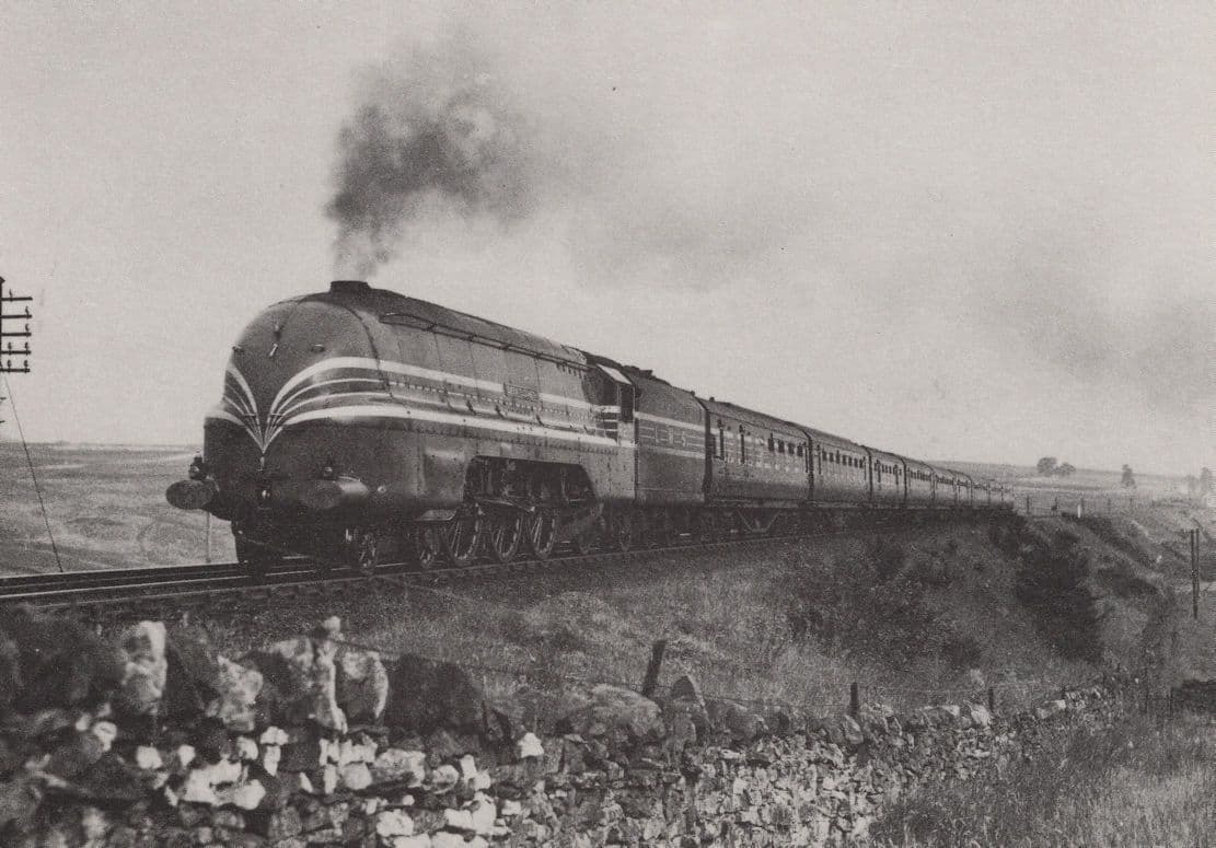 Princess Coronation Class 4-6-2 Train BBC Hulton Library Postcard ...