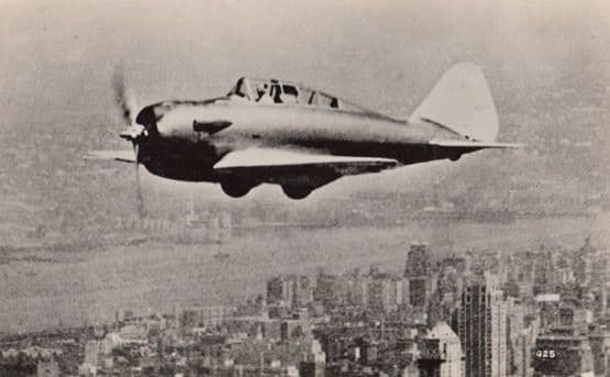 Seversky P35 Racer WW2 Plane Military Liverpool War Real Photo Aircraft ...