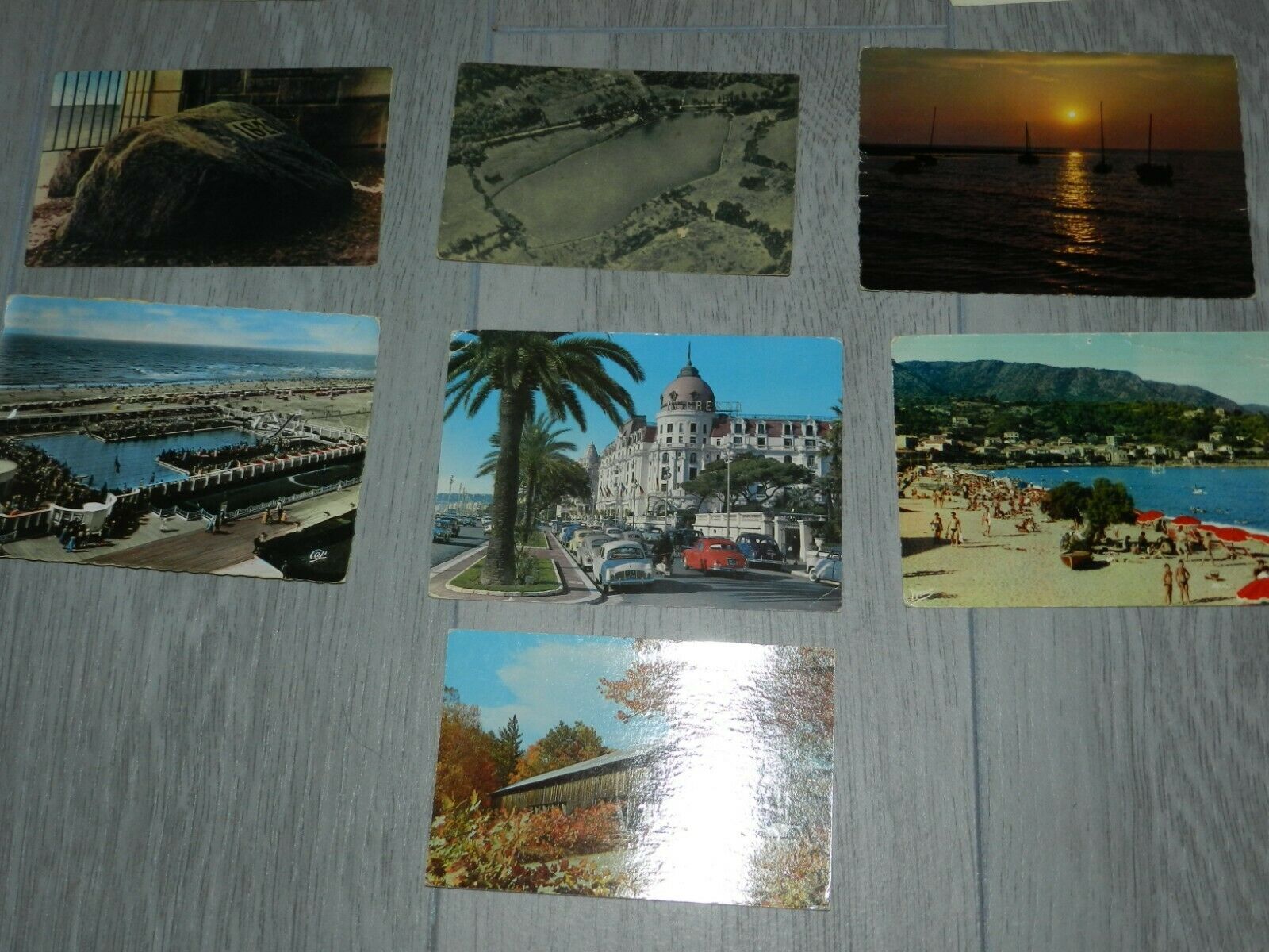 Vintage 14 Postcards From US and Outside the US ALL Have Writing ...