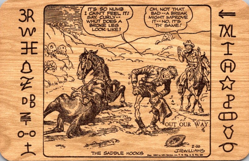 Western Humour "Out Our Way" The Saddle Hooks | Topics - Humour ...