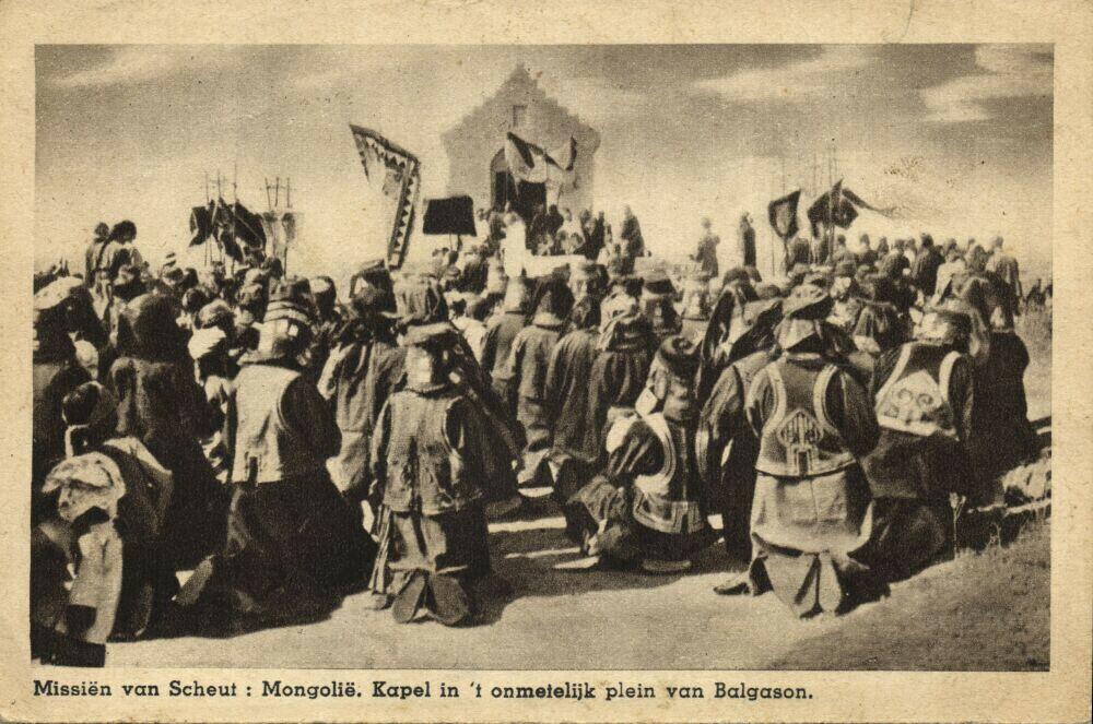 china, Mongolia, BALGASON, Chapel (1920s) Mission Van Scheut Postcard ...