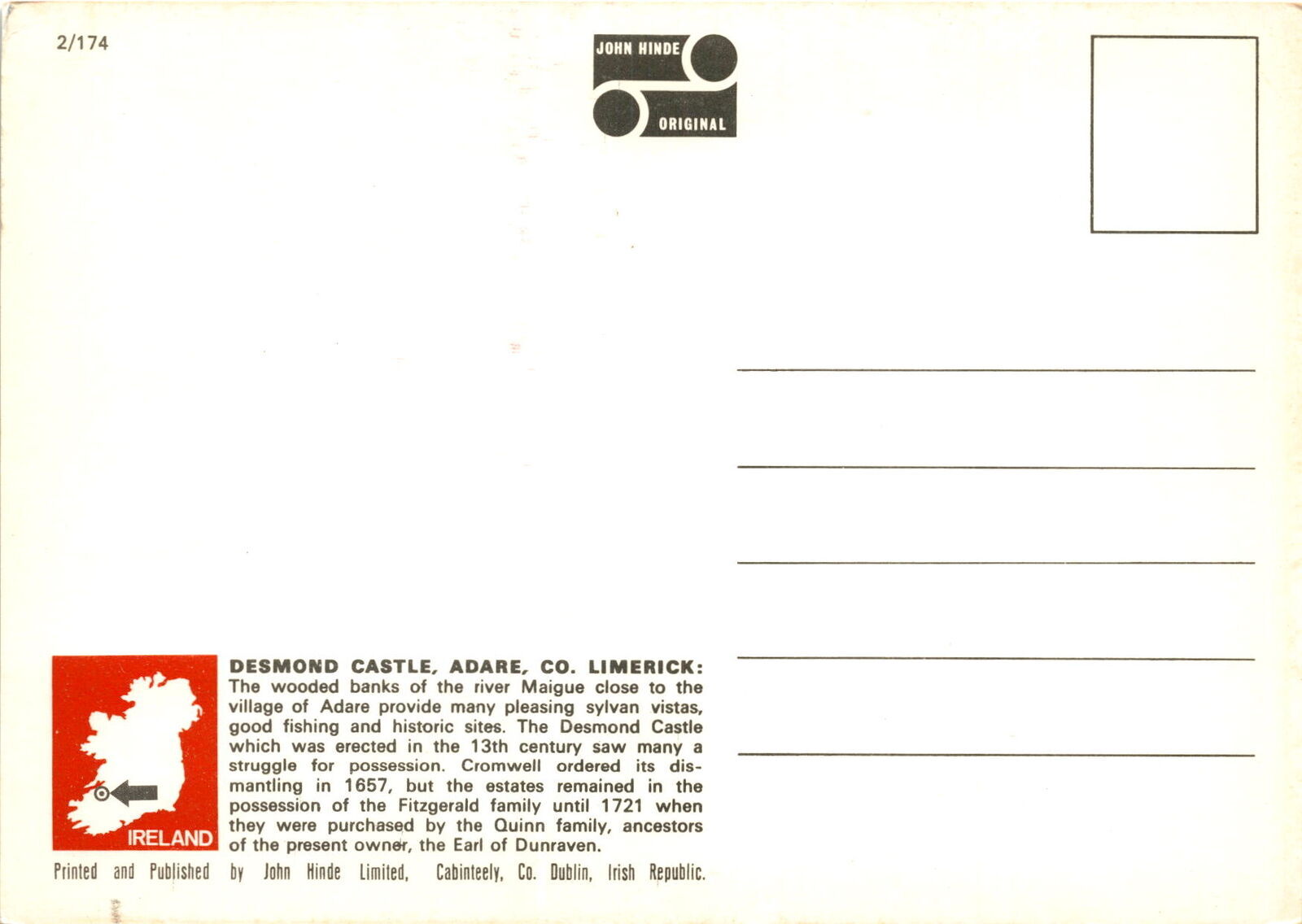 Desmond Castle, River Maigue, Adare, County Limerick, Ireland, 13 ...