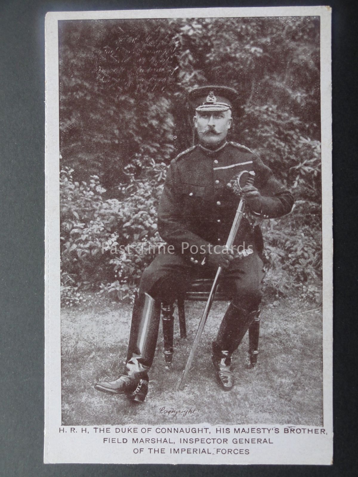 WW1 Royalty Prince Arthur Duke of Connaught FIELD MARSHAL Postcard by G ...