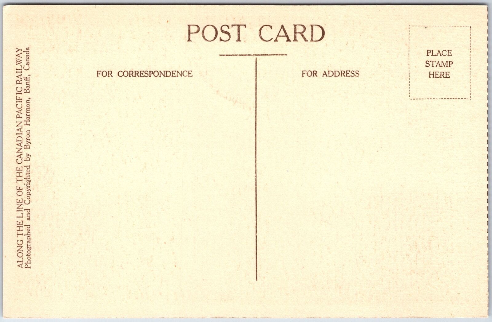 Vintage Postcard Lake Minnwanka at Banff Alberta Canada by Byron Harmon ...