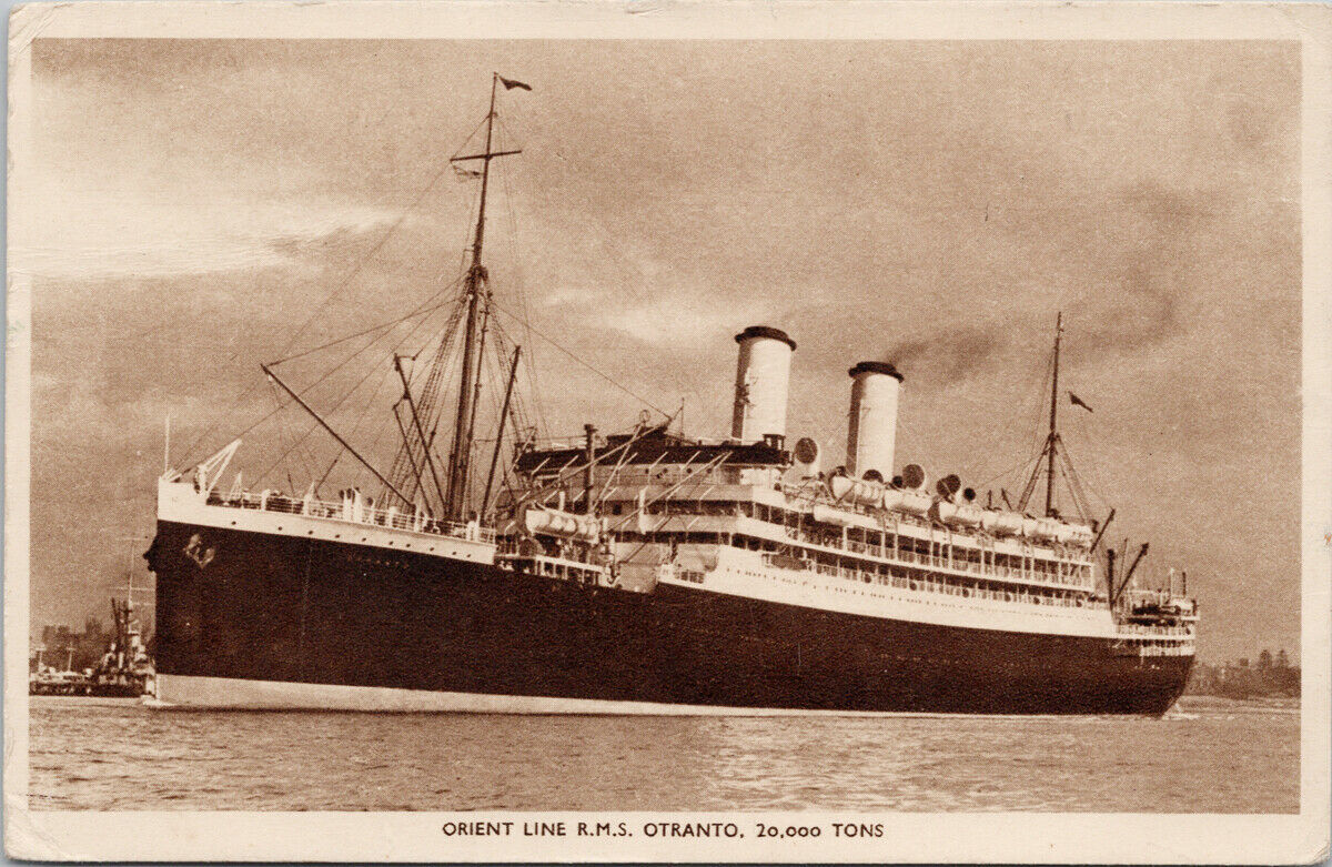 RMS Otranto Orient Line Passenger Ship Postcard G71 | Other / Unsorted ...