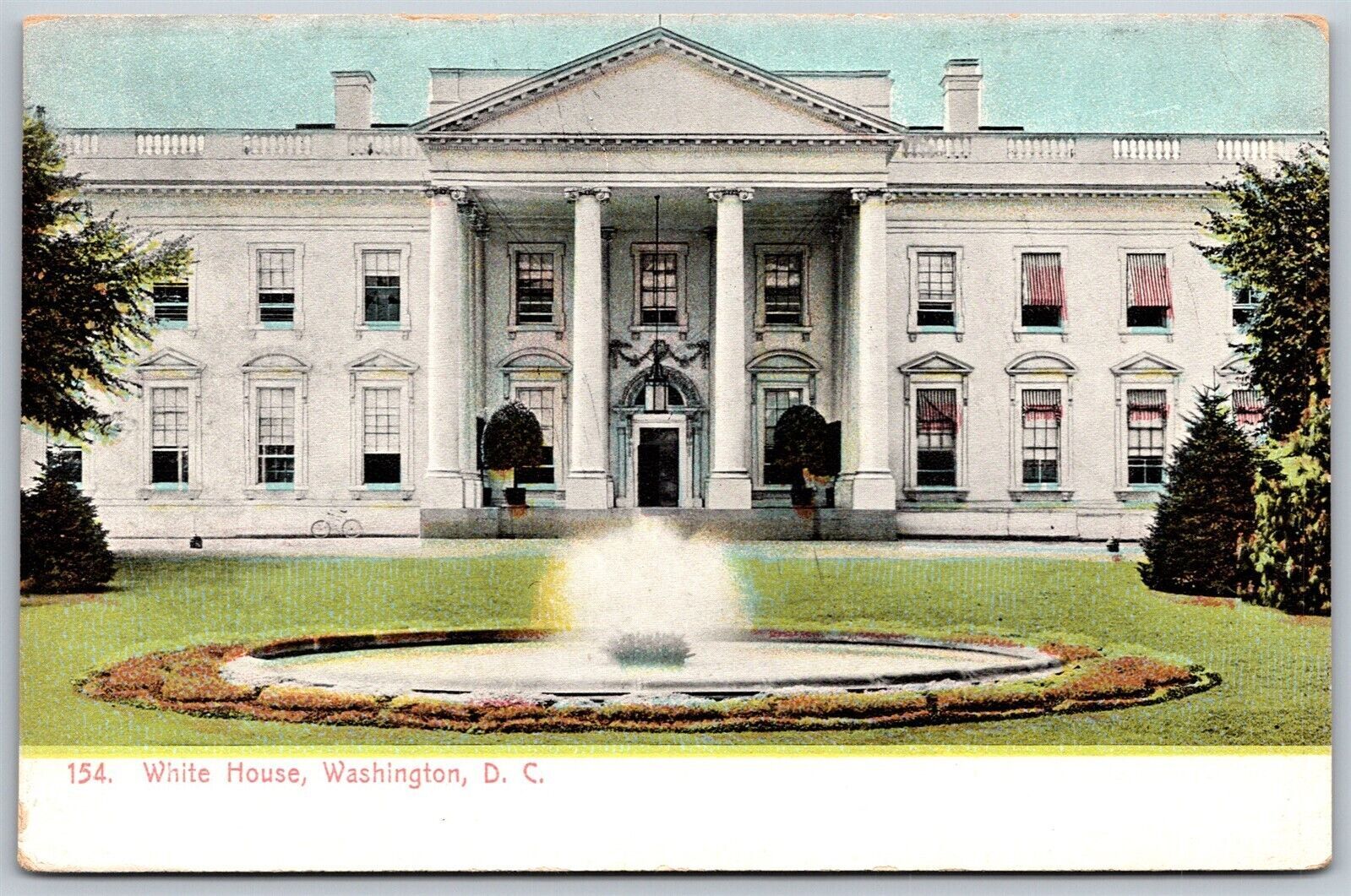 Vtg Washington DC White House 1900s View Old Undivided Back Unused ...