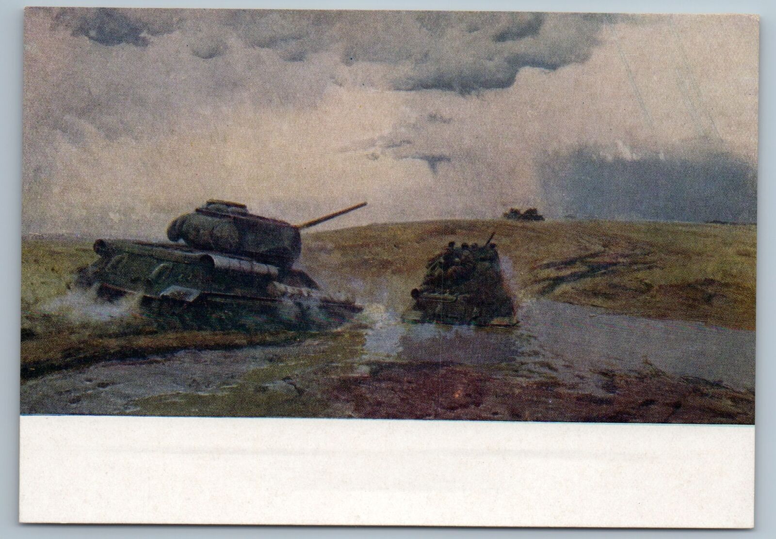 1958 SOVIET TANKS on march Military Propaganda Army Soviet USSR ...