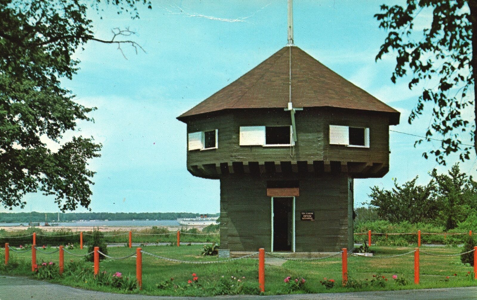 Vintage Postcard Mad Anthony Wayne Blockhouse at Soldiers Sailors Home ...