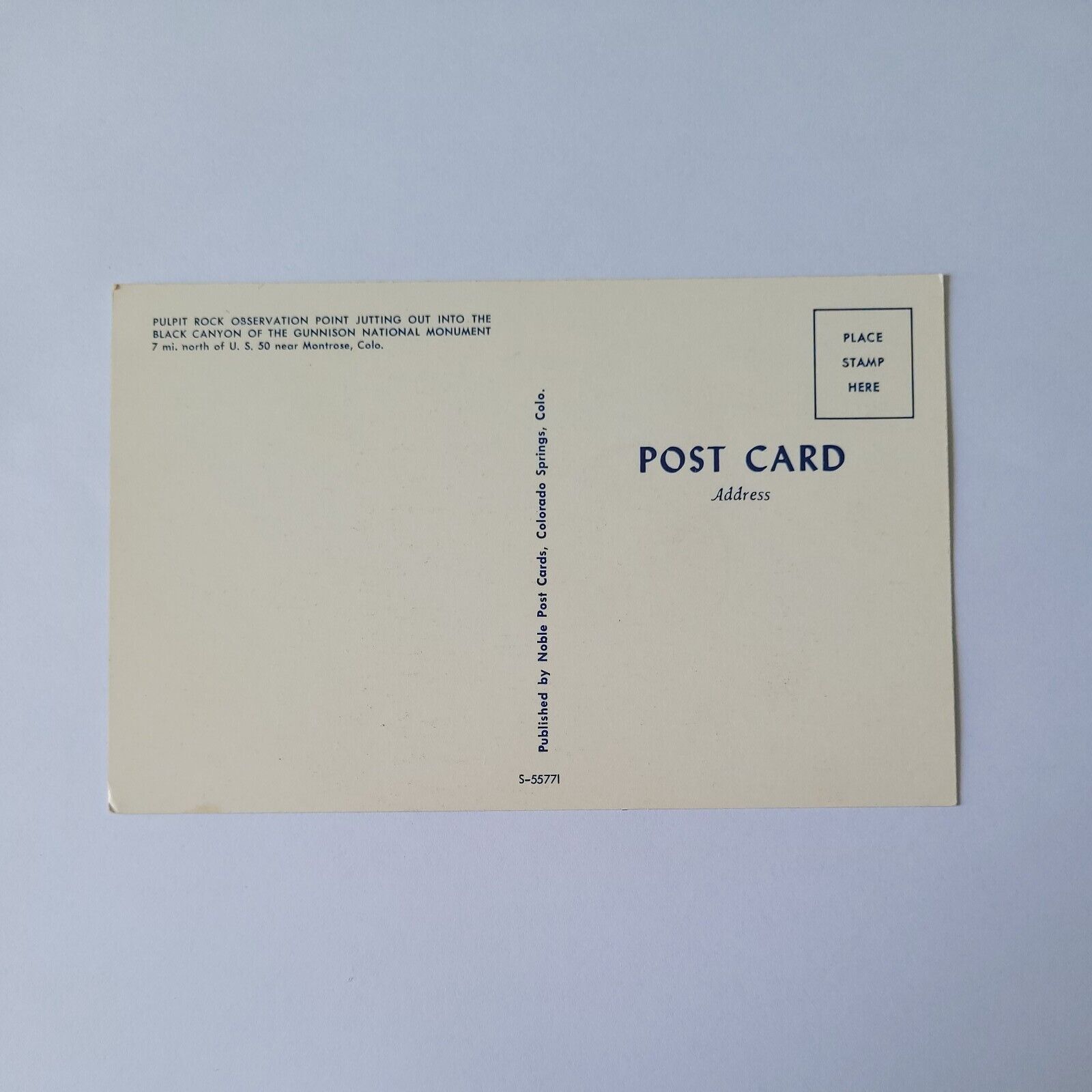 Pulpit Rock Observation Point Black Canyon Gunnison Montrose CO ...