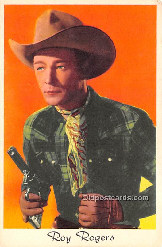 Roy Rogers Movie Star Actor Actress Film Star Postcard, Old Vintage ...