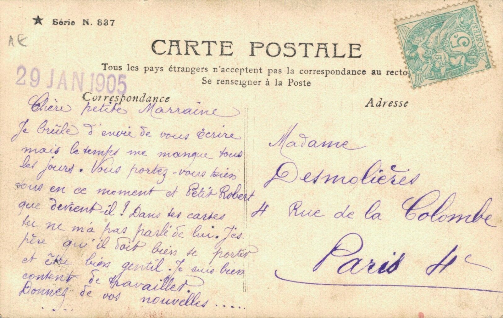 Victorian Girl Portrait With Flowers Stebbing Paris Vintage RPPC 08.11 ...