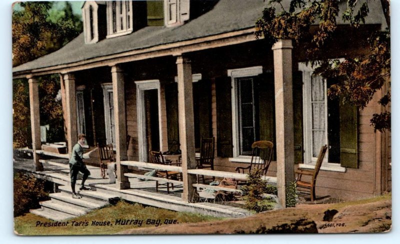 MURRAY BAY, Quebec Canada ~ PRESIDENT TAFT'S HOUSE c1910s Postcard ...