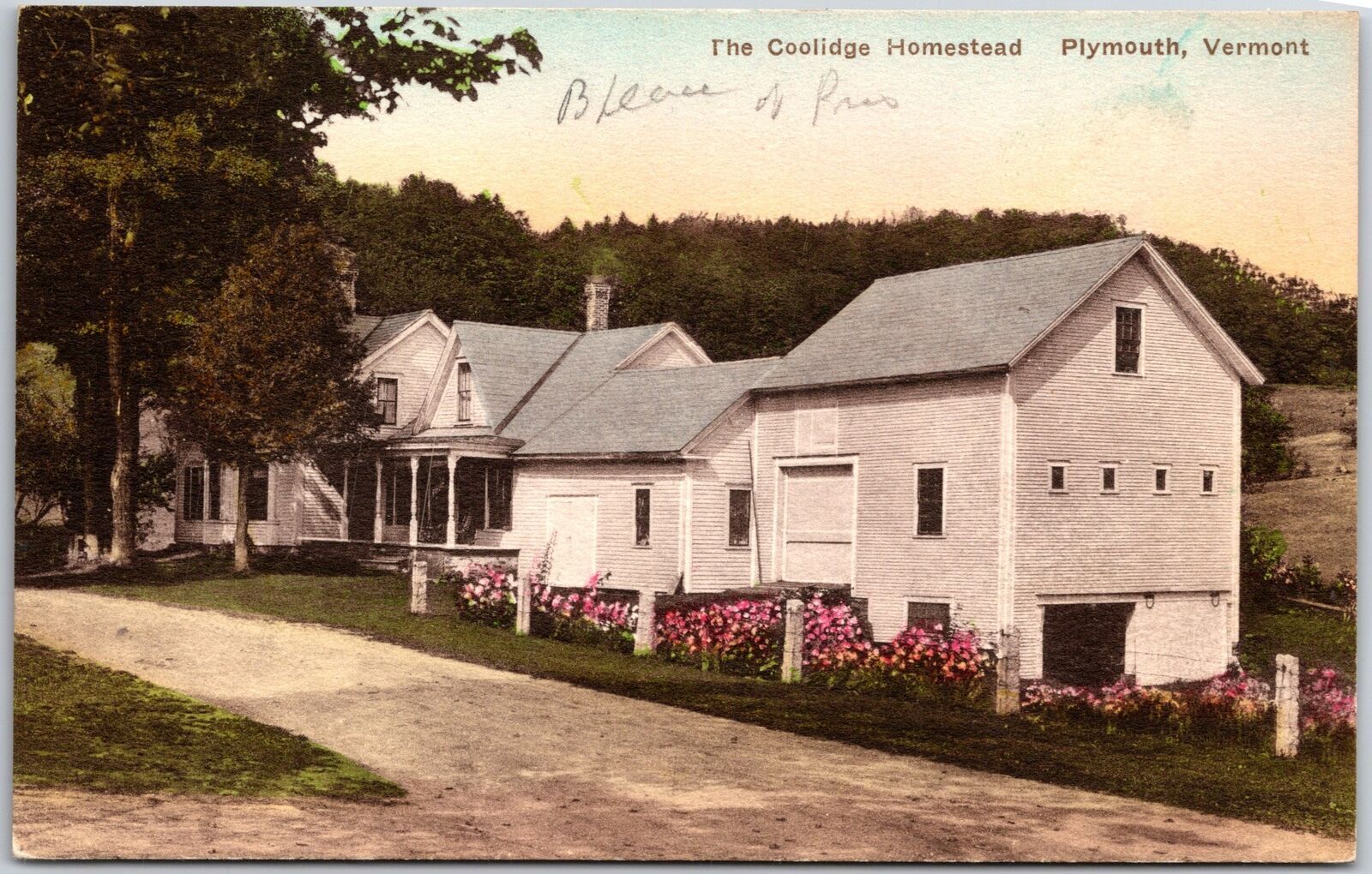Plymouth Vermont VT, The Coolidge Homestead, House Residence, Vintage ...