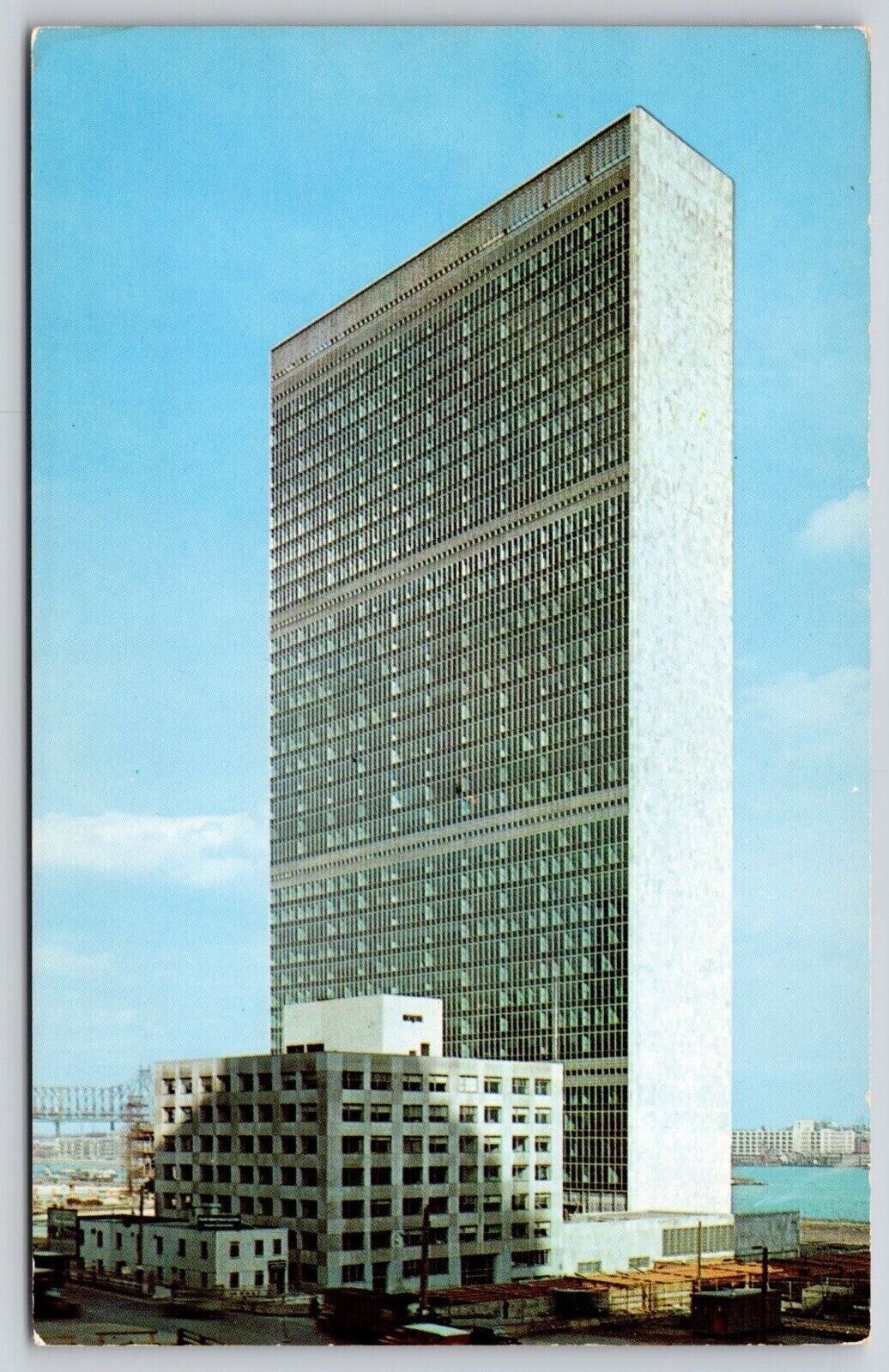 United Nations Secretariat Building Library Birds Eye View Headquarters ...