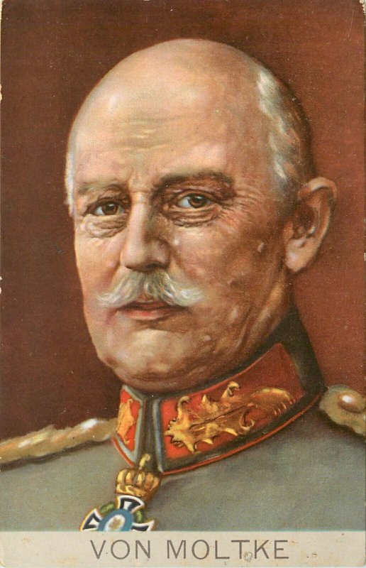 Postcard WWI Great German General Staff Helmuth von Moltke the Younger ...
