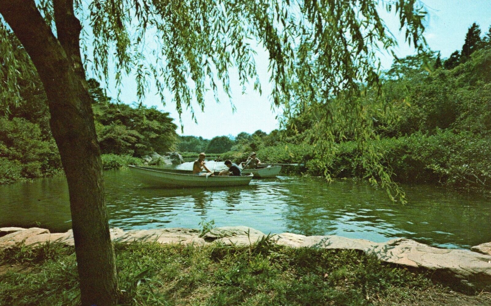 Postcard MA Brewster Cape Cod Lower Mill Pond at Old Grist Mill Vintage ...