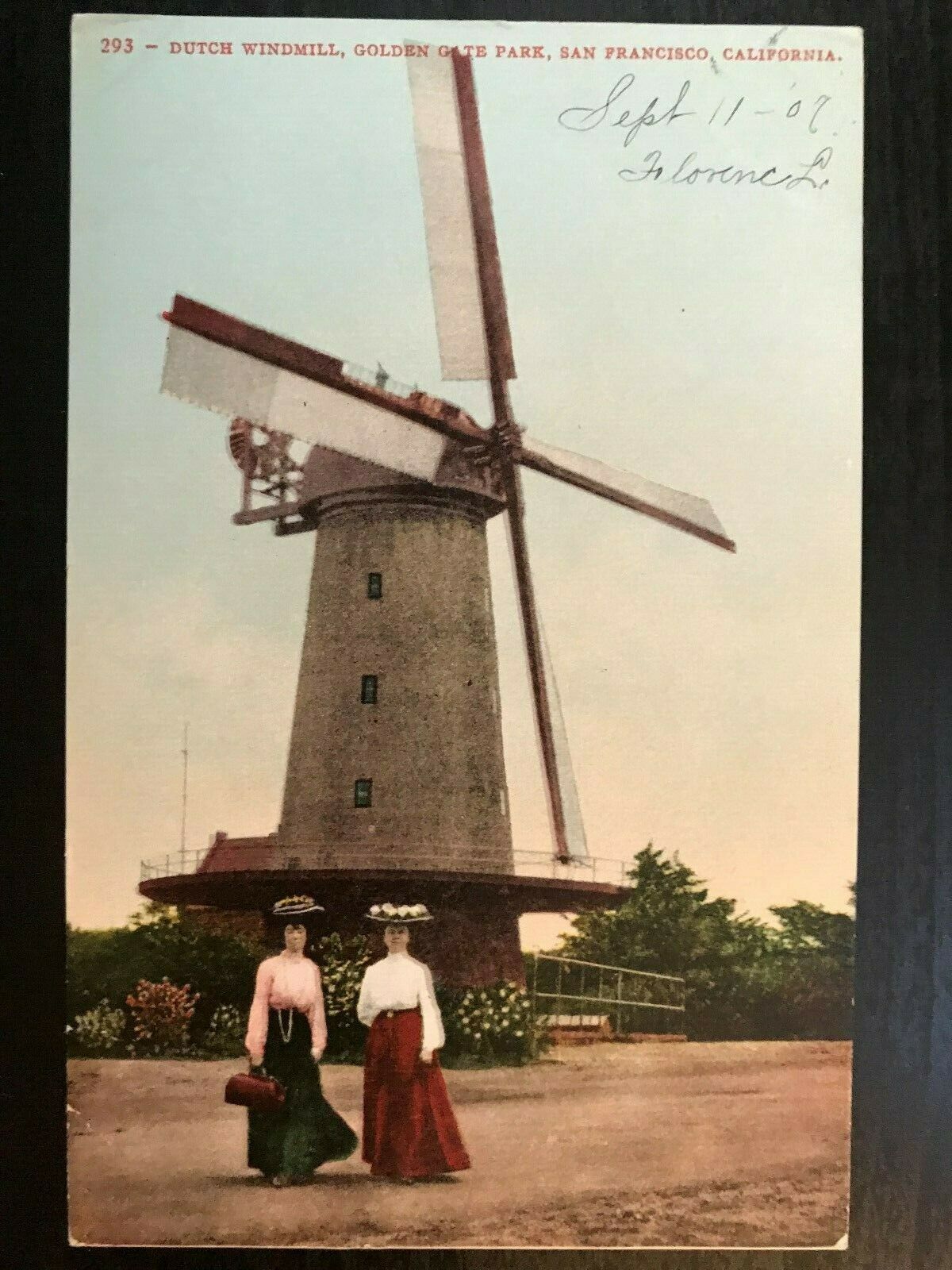 Vintage Postcard 1907-1915 Dutch Windmill Golden Gate Park San ...