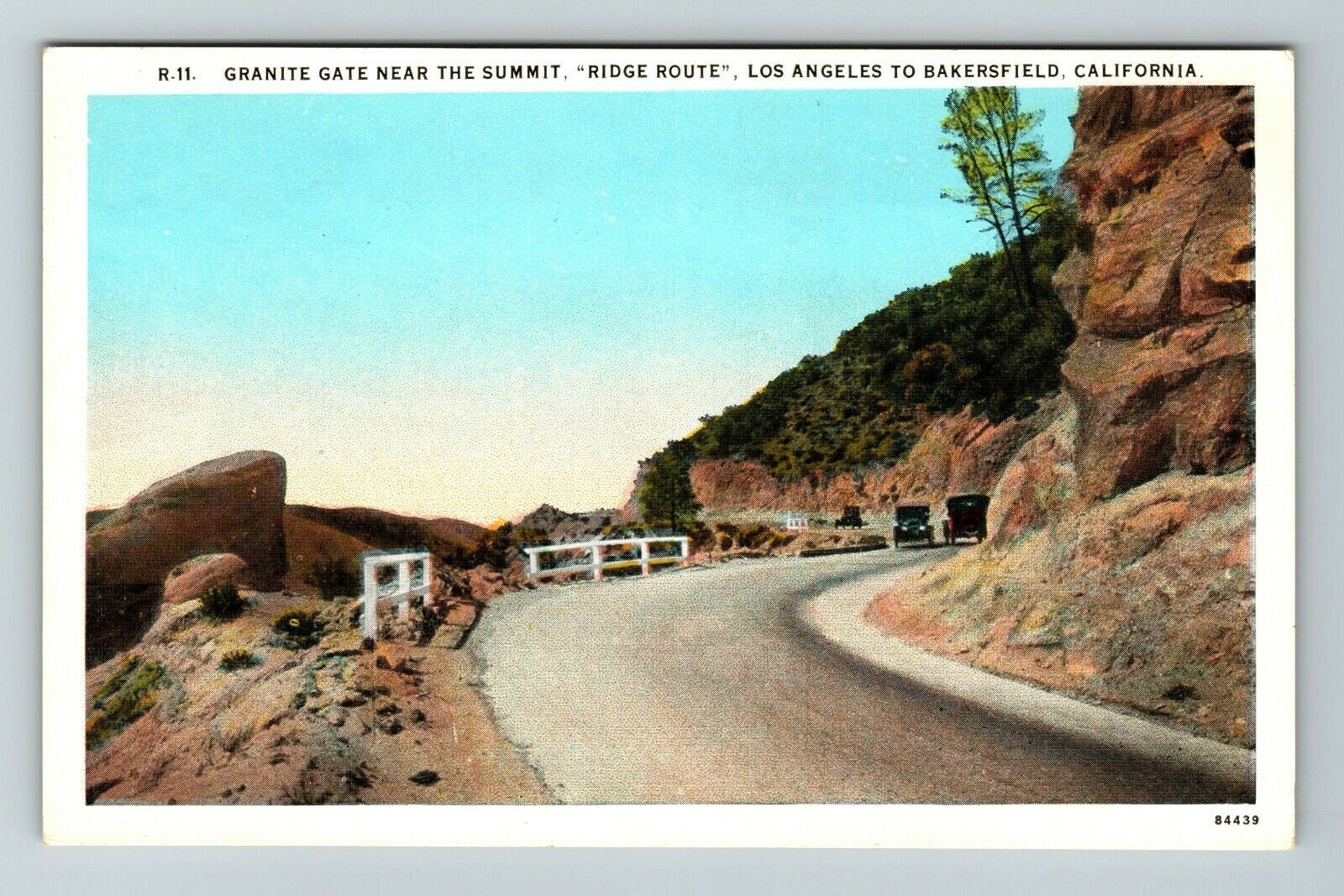 Ridge Route CA-California, Granite Gate Vintage Postcard | United ...