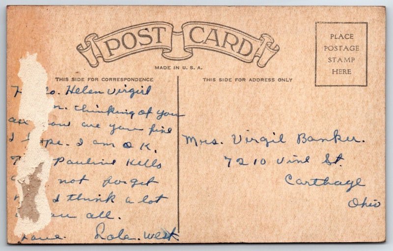 1940s Comic Arcade Card Ex Sup Co Lotta Sway Boxer Your Blind Date ...