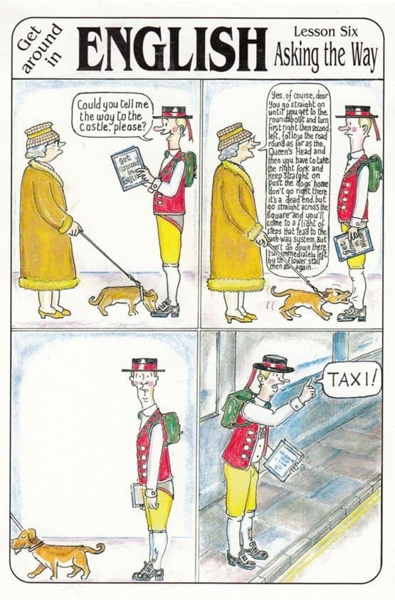 Lost Asking Directions in London The Way British Tourist Comic Humour ...