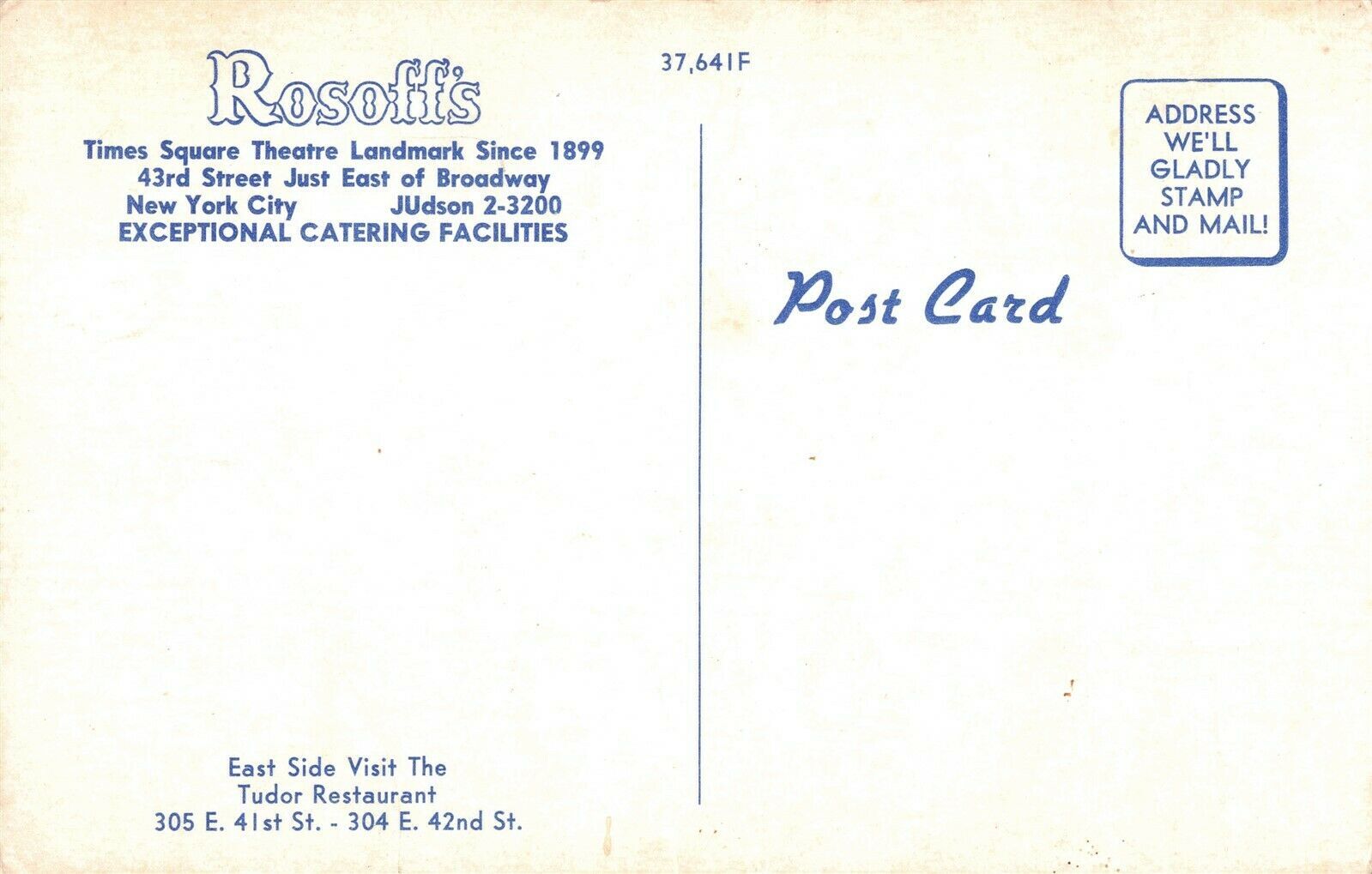 Rosoff's Tudor Restaurant Interior Views Postcard 2R3-168 | Other ...