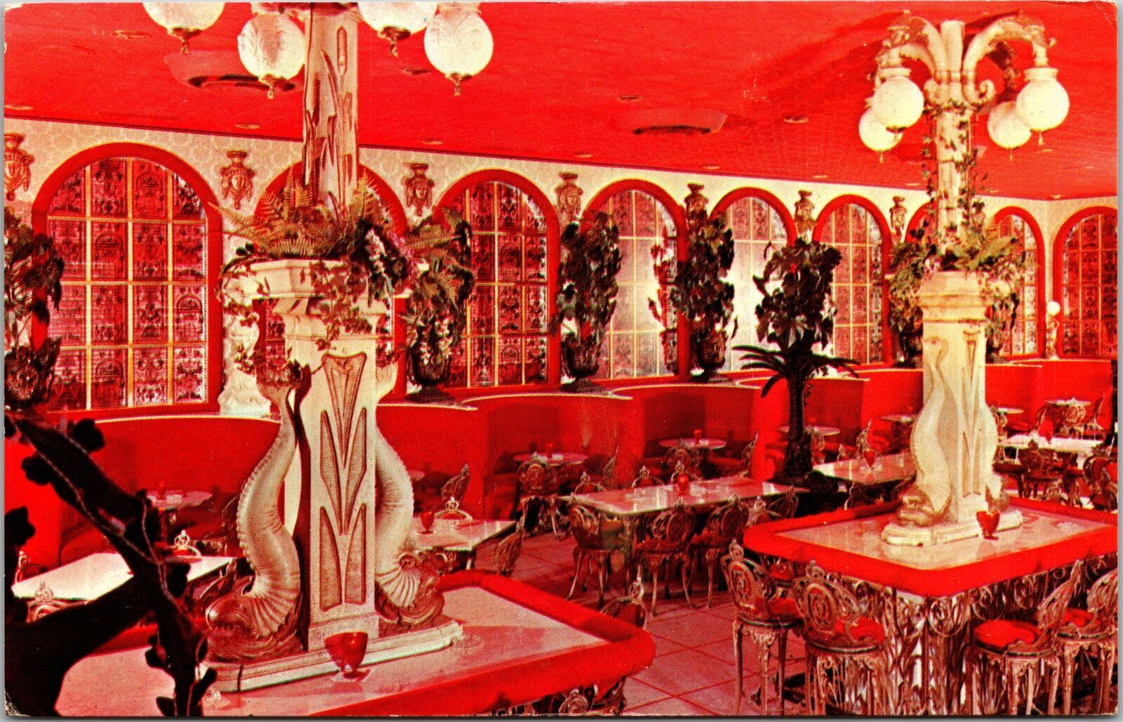 Vintage Postcard the Dolphin Cocktail Lounge the Peter PAN INN Urbana ...