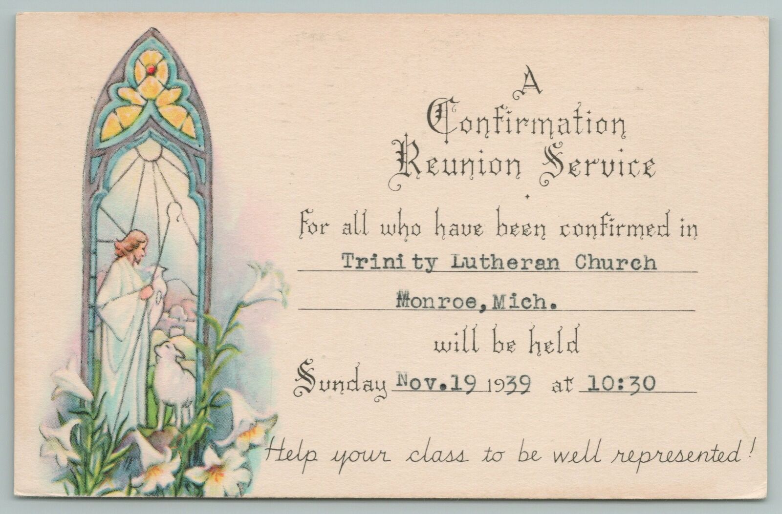 Lutheran Confirmation Invitations
