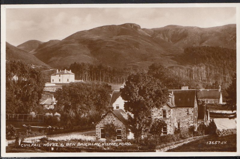 Scotland Postcard - Cuilfail Hotel & Ben Baichlav, Kilmelford 3387 ...