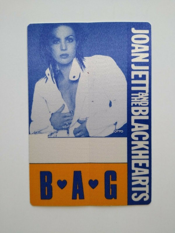 Joan Jett And The Blackhearts Backstage Pass Artist Photo Punk New Wave ...