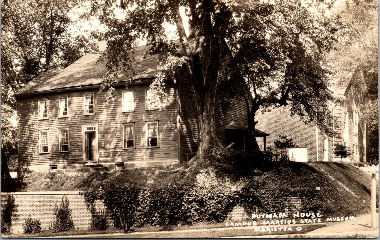 Real Photo Postcard Putnam House, Campus Martius Museum in Marietta ...