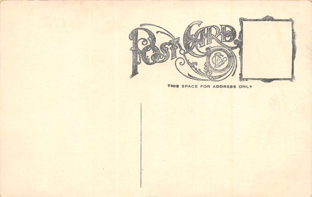 Terry Montana High School, B/W Lithograph, Vintage Postcard U22401 ...