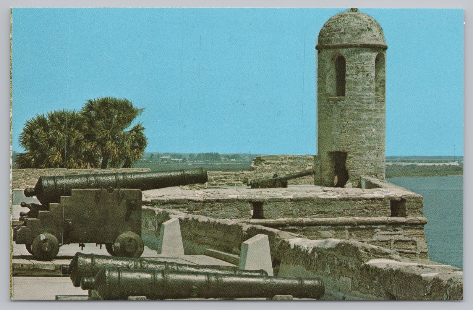 Castillo De San Marcos~National Monument~Watchtower & Bastion~Vintage ...
