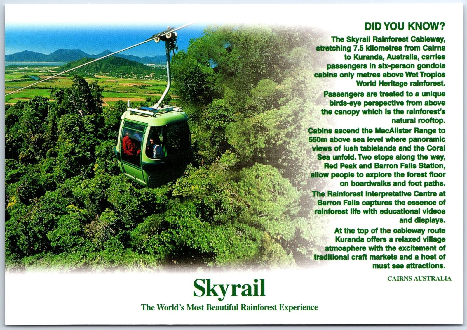 Continental Size Postcard Sights Scenes & Culture of Australia 1970s ...