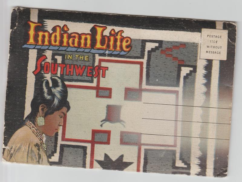 Indian Life in the Southwest Postcard Photo Folder Hopi, Navajo, Native ...