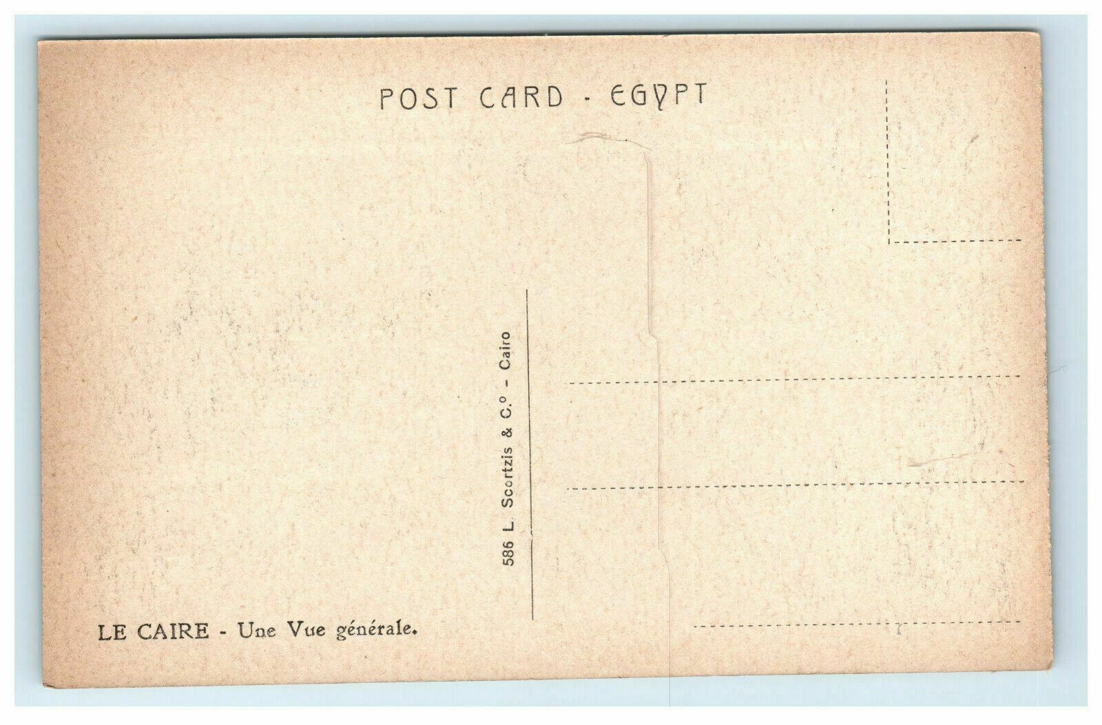 Early Cairo Egypt Postcards Lot of 2 Birds Eye General View People ...