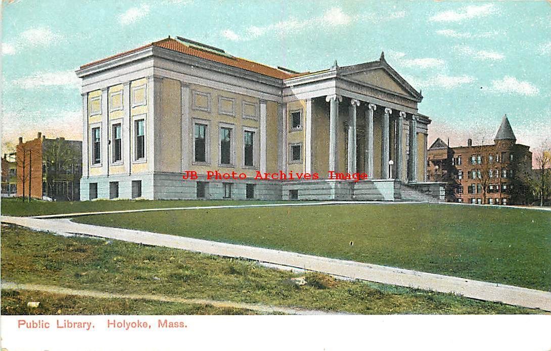 7 Postcards, Holyoke, Massachusetts, Dam-Park-Castle-Canoe Club-Library ...