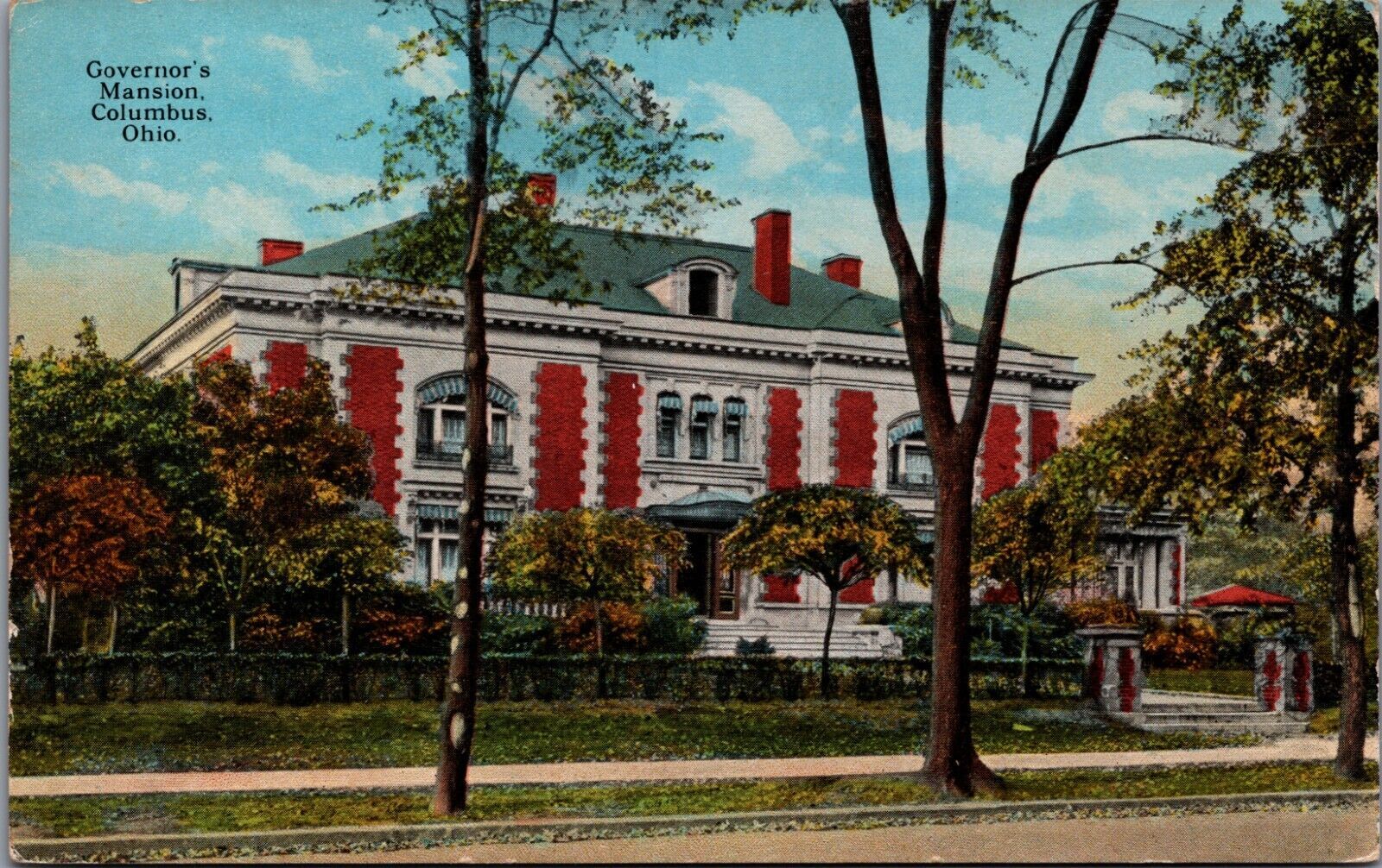 Governor's Mansion Columbus Ohio Vintage Postcard B215 | United States ...