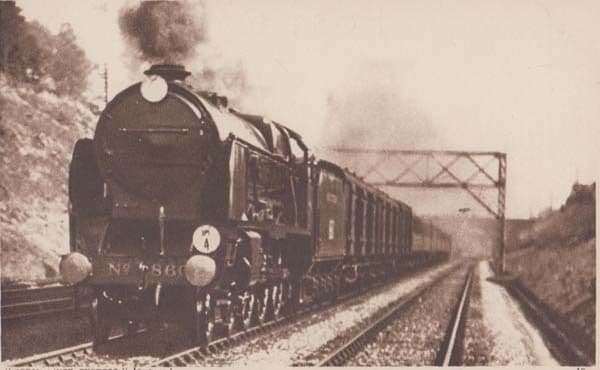 Ocean Liner Express Train Antique Railway London Photochrom Railways ...