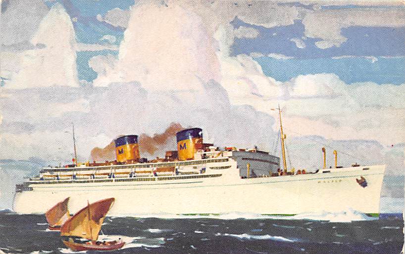 SS Malolo Matson Lines Ship | Topics - Other, Postcard / HipPostcard