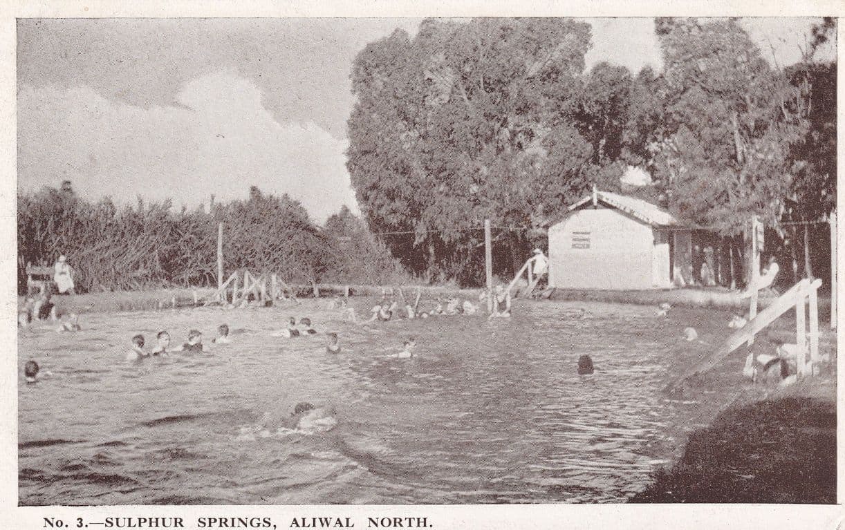 Sulphur Springs Swimming Pool Aliwal North South Africa Postcard ...