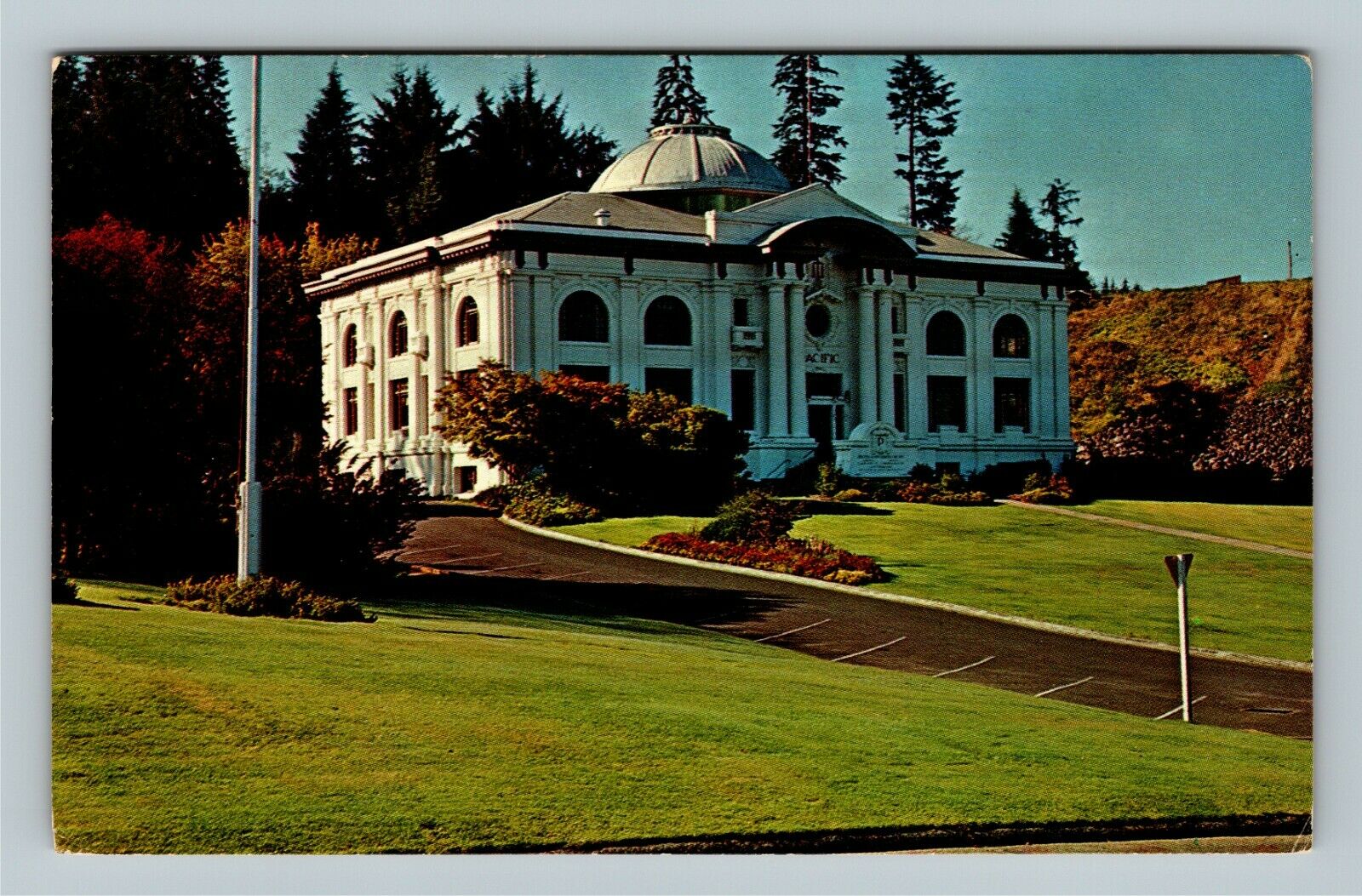 Historic Pacific County Courthouse, Dome, South Bend Washington Vintage ...