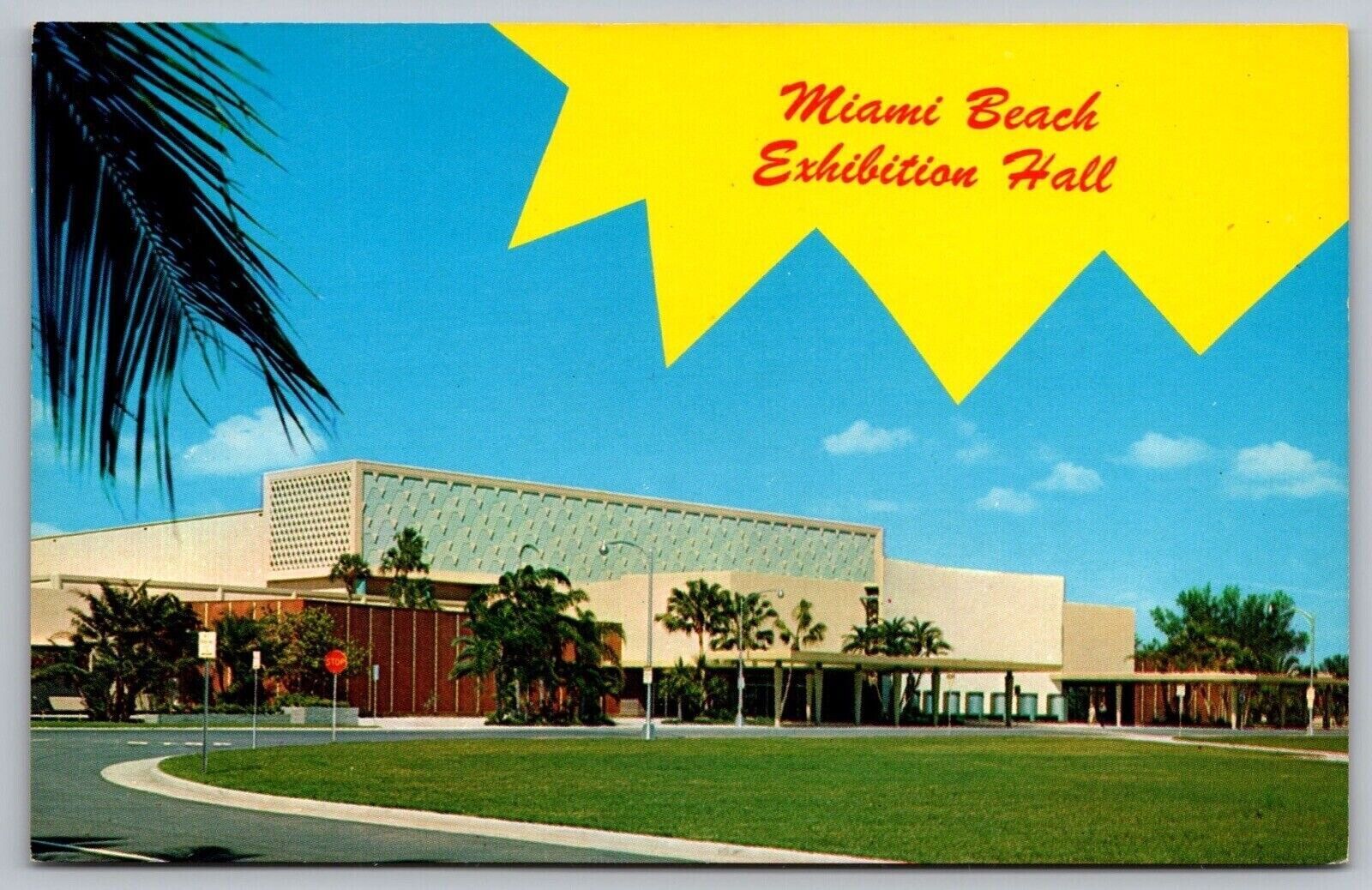 Miami Beach Florida Exhibition Hall Building Streetview Chrome Postcard ...