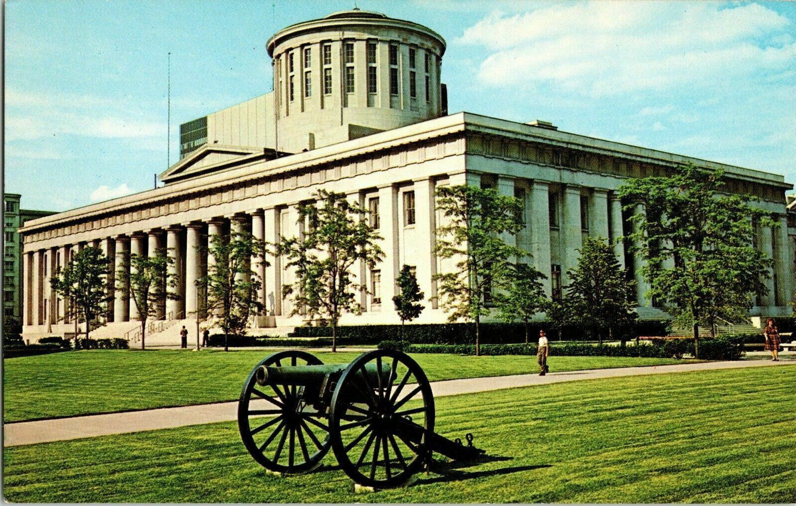 Columbus Ohio State Capitol Greek Revival Architecture Parking Garage ...