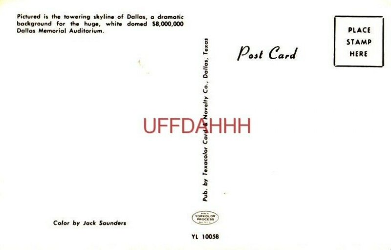 The Towering Skyline of Dallas, TX, Backdrop for the Dallas Memorial ...