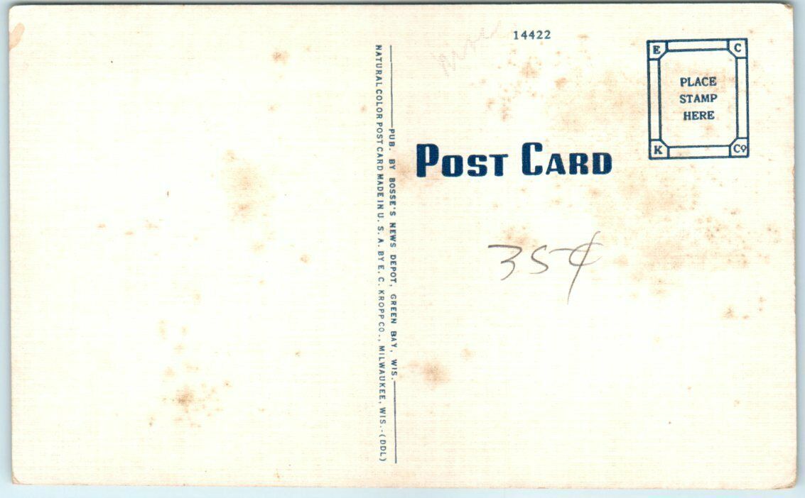 Postcard - Elks' Monument - Green Bay, Wisconsin | United States ...