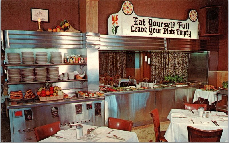 Vintage Postcard Miller's Dutch Smorgasbord Restaurant Lancaster ...