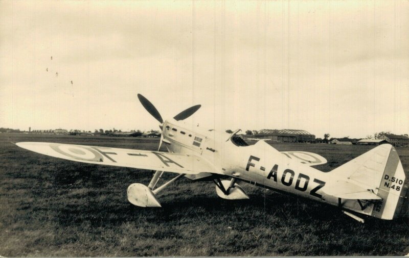 Dewoitine D 510 Fighter Plane French Air Force RPPC 05.53 | Topics ...